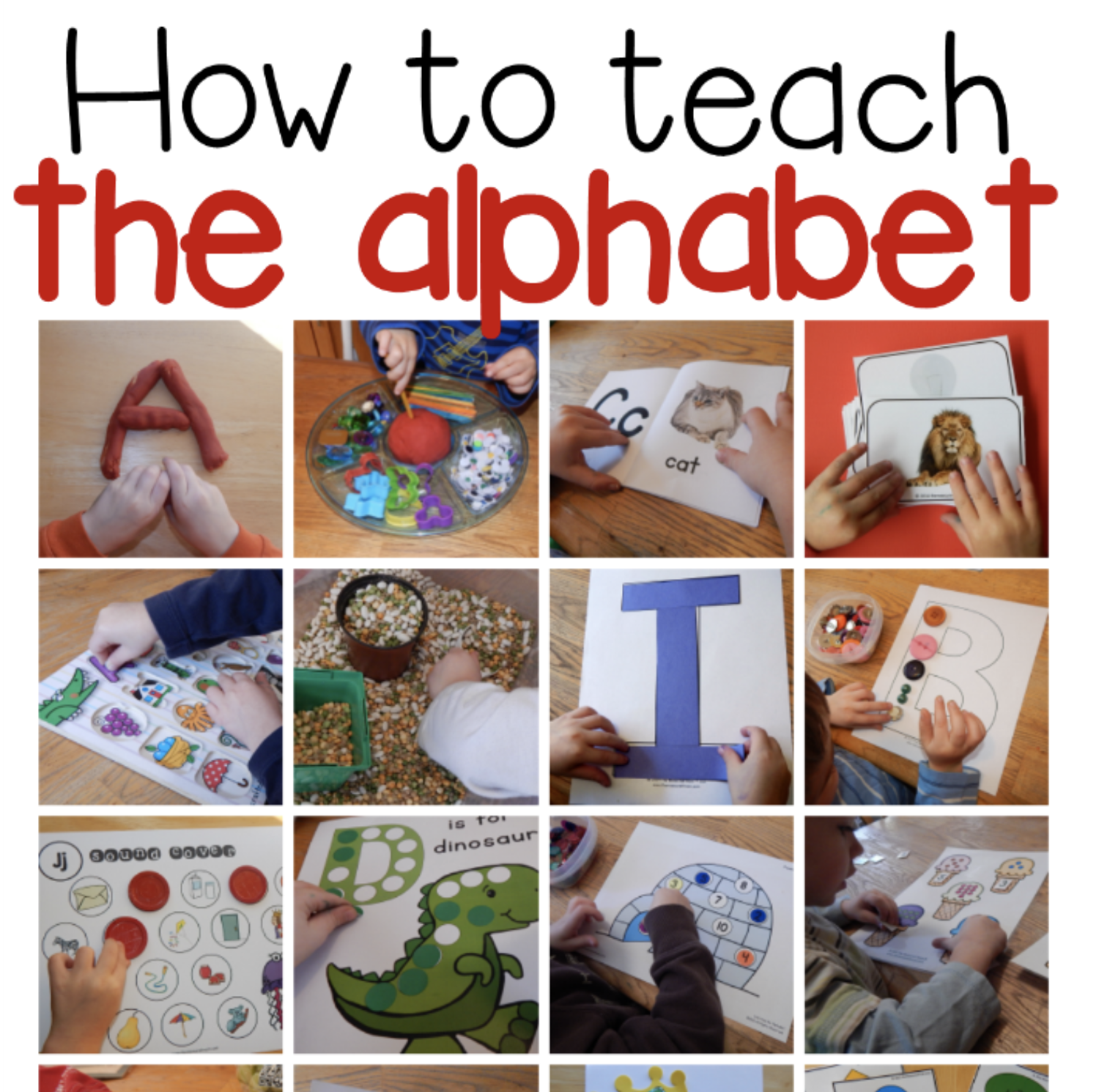 How to teach the alphabet to preschoolers
