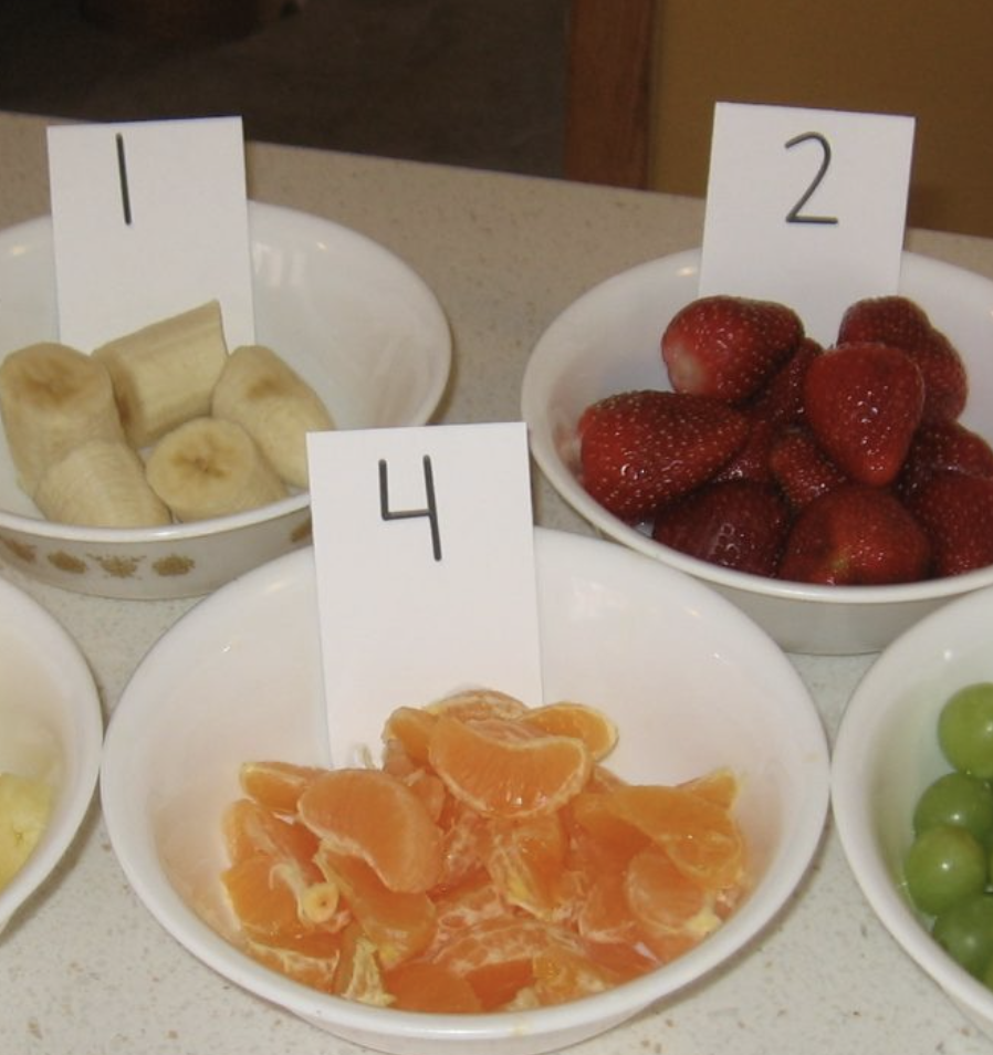 Teach counting with a numbered fruit salad! - Reach All Readers