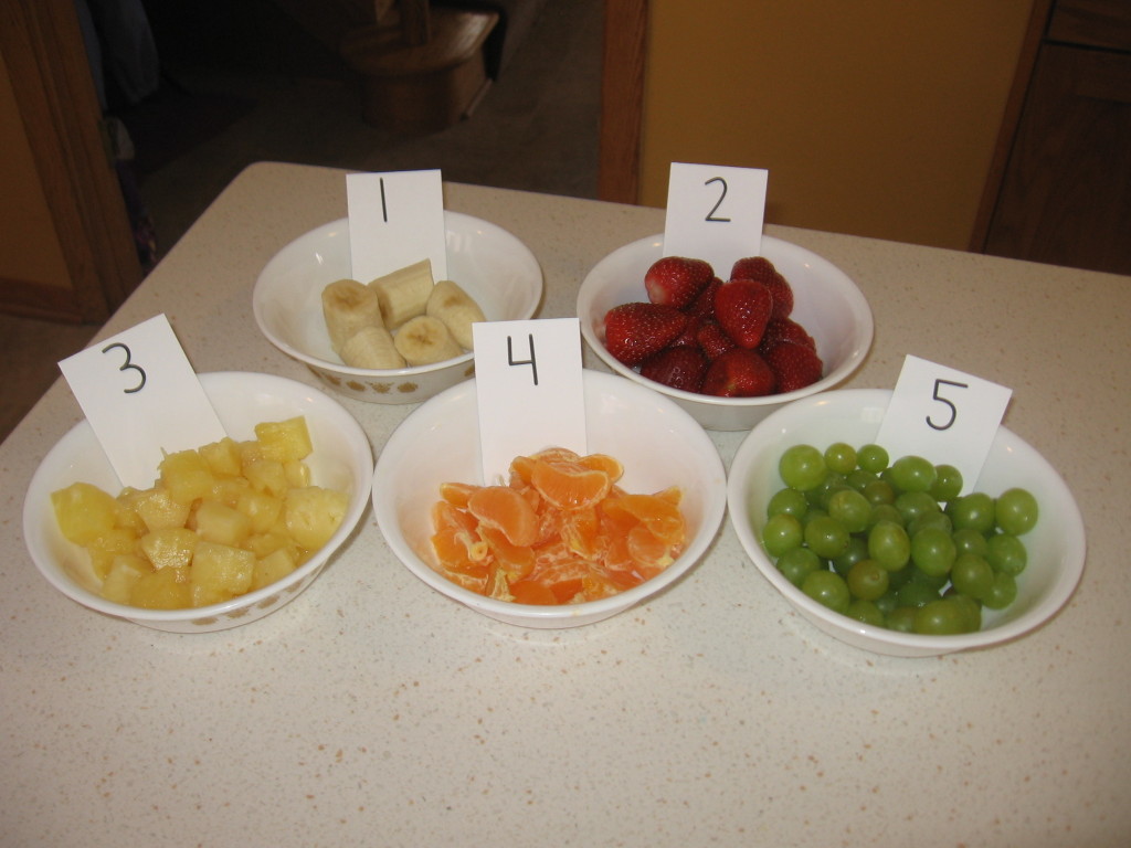 Teach counting with a numbered fruit salad! - Reach All Readers