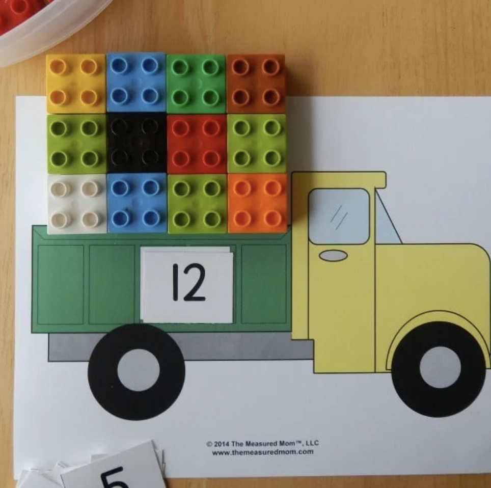 Dump truck counting mat - Reach All Readers