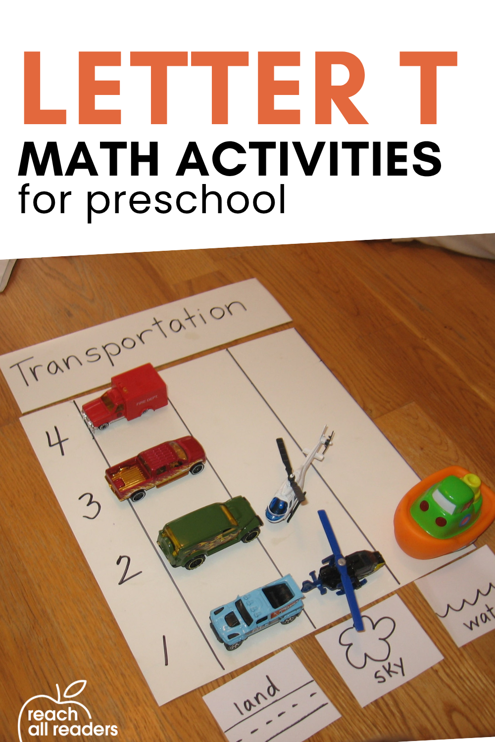 10 preschool math activities (featuring the letter T) - Reach All Readers