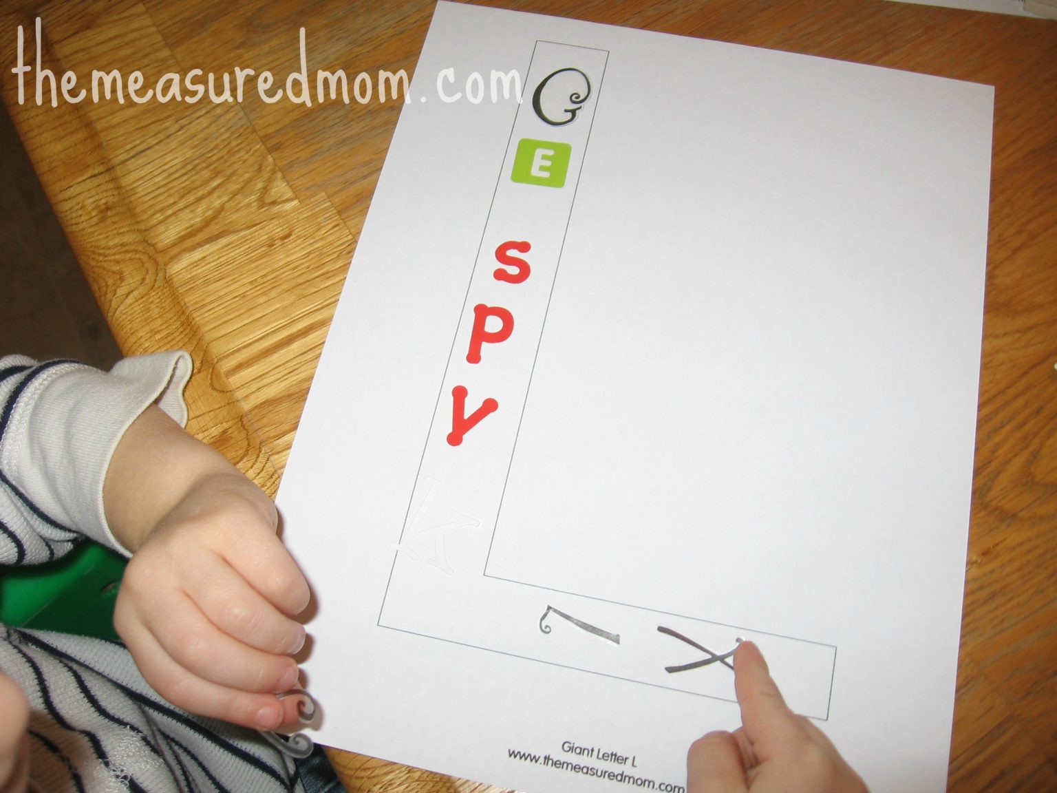 Learning to write the alphabet: 11 ways to make an "L" - The Measured Mom