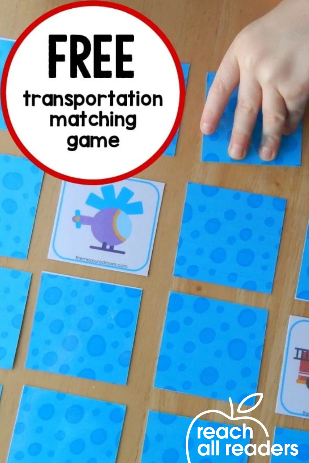 Transportation matching game - Reach All Readers