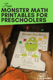 Monster Math Games & Activities - with loads of free printables for ...