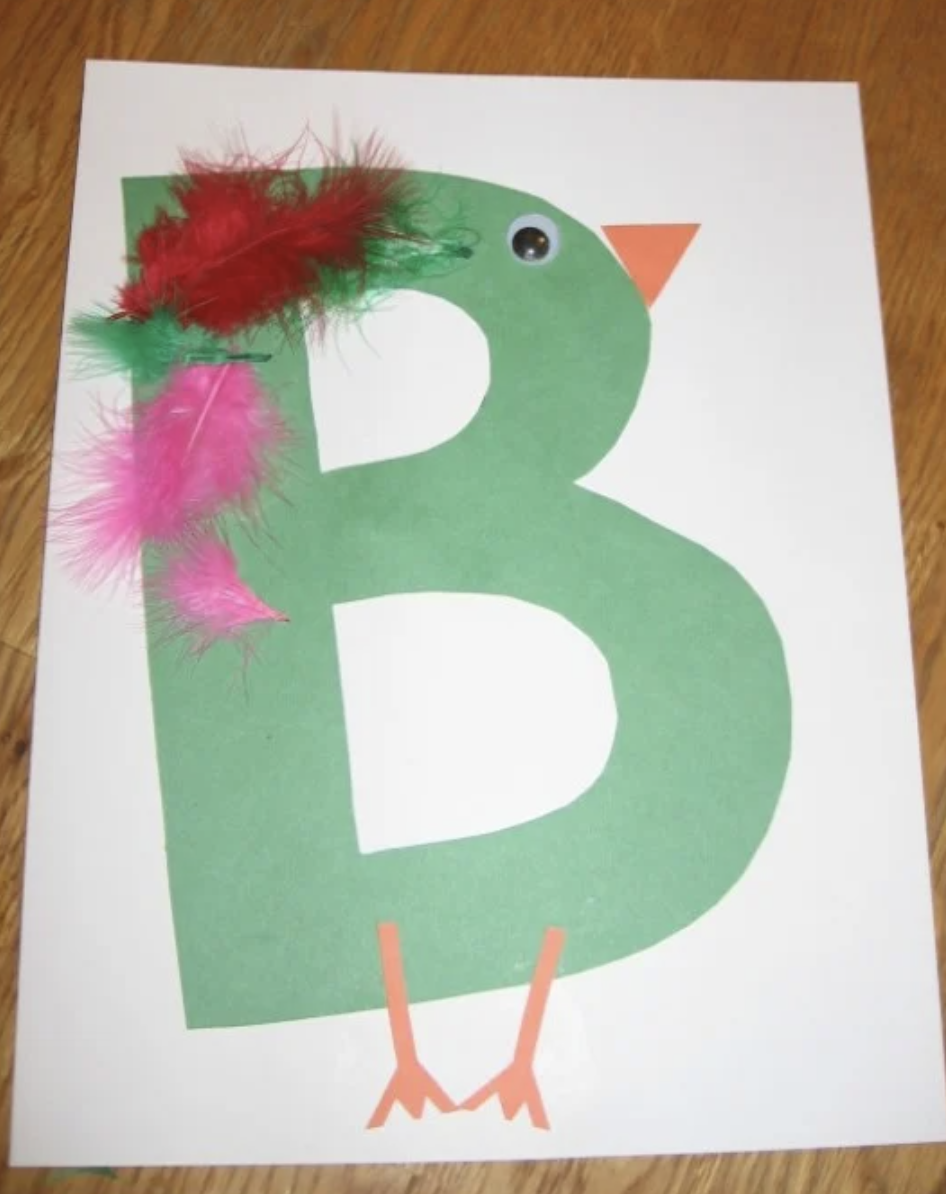 Uppercase Letter B Craft