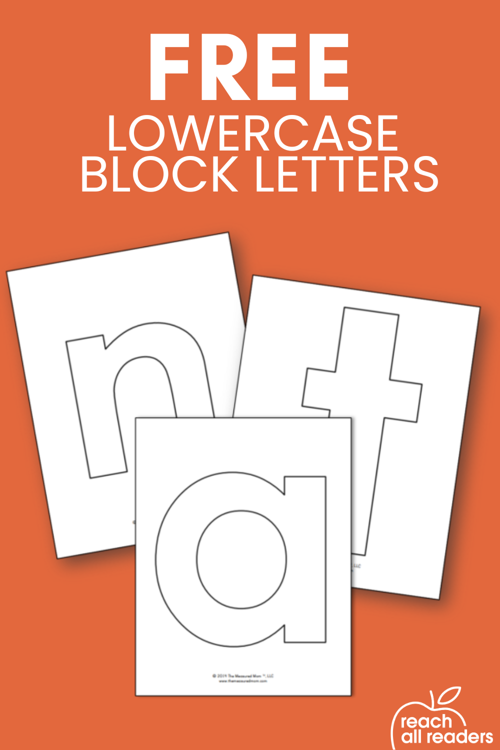 Lowercase block letters - Reach All Readers