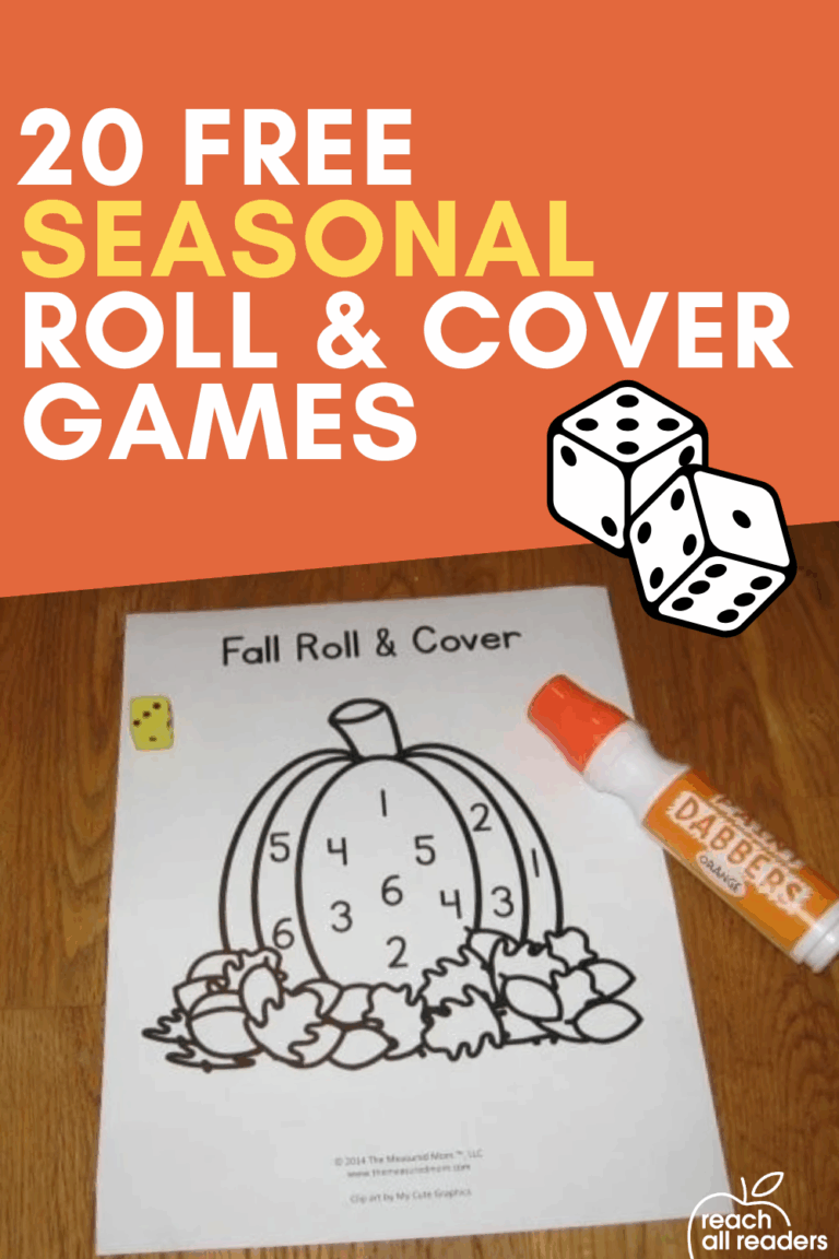 Seasonal roll and cover games - Reach All Readers