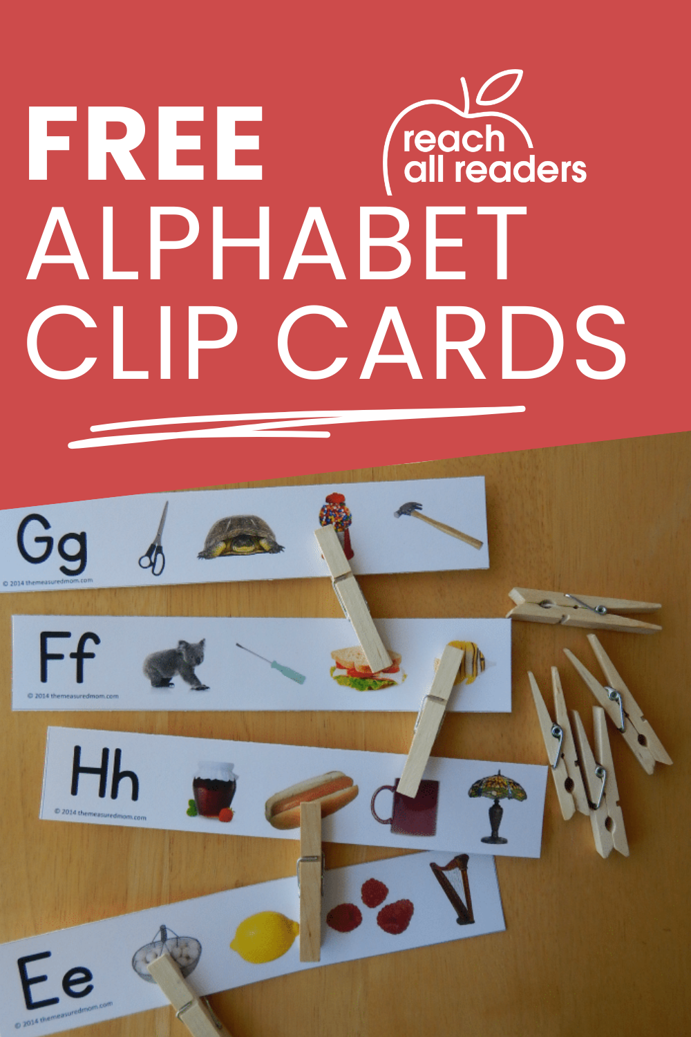 Alphabet clip cards - Reach All Readers