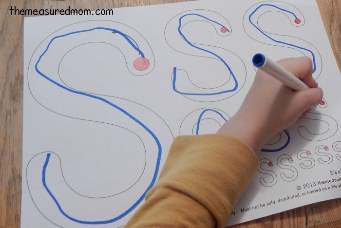 Making Letter S - Reach All Readers