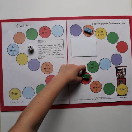 Spell it! - a printable spelling game for any word list (K-3) - Reach ...