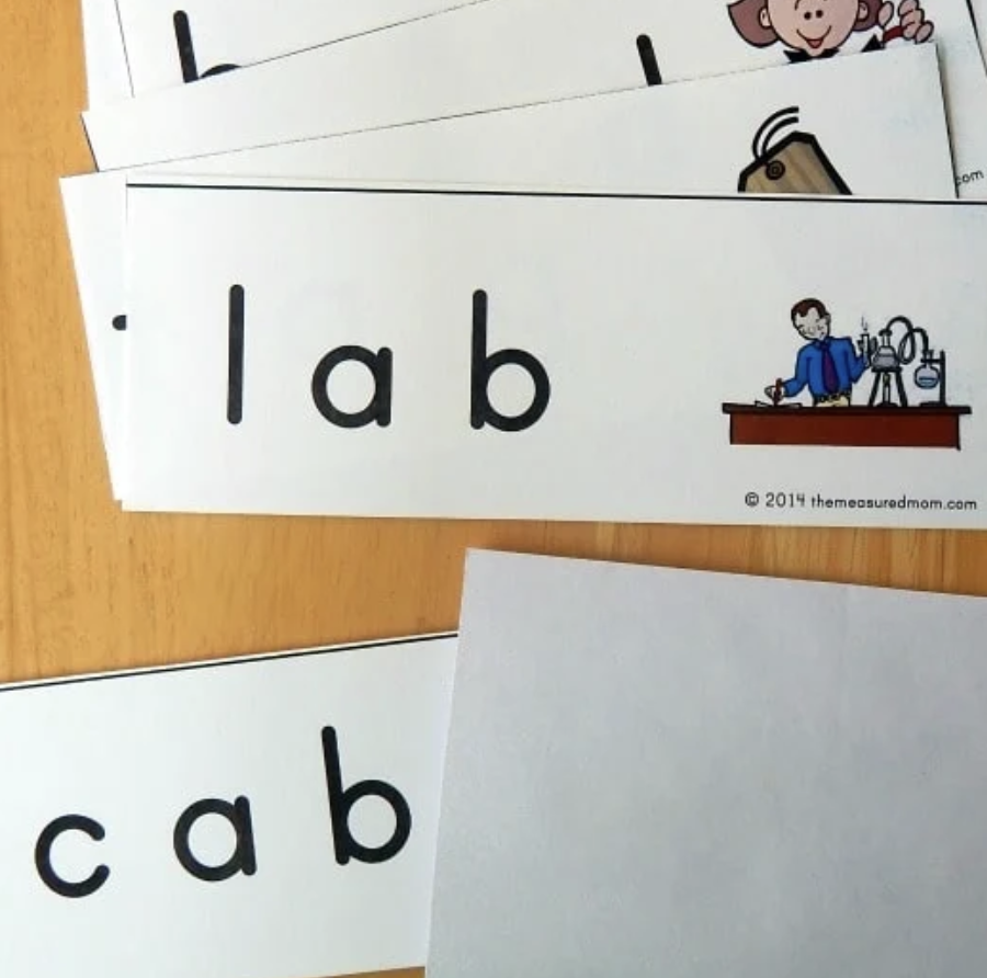 Short a word slider cards - Reach All Readers