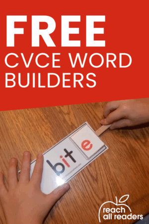 Silent e word builders - Reach All Readers