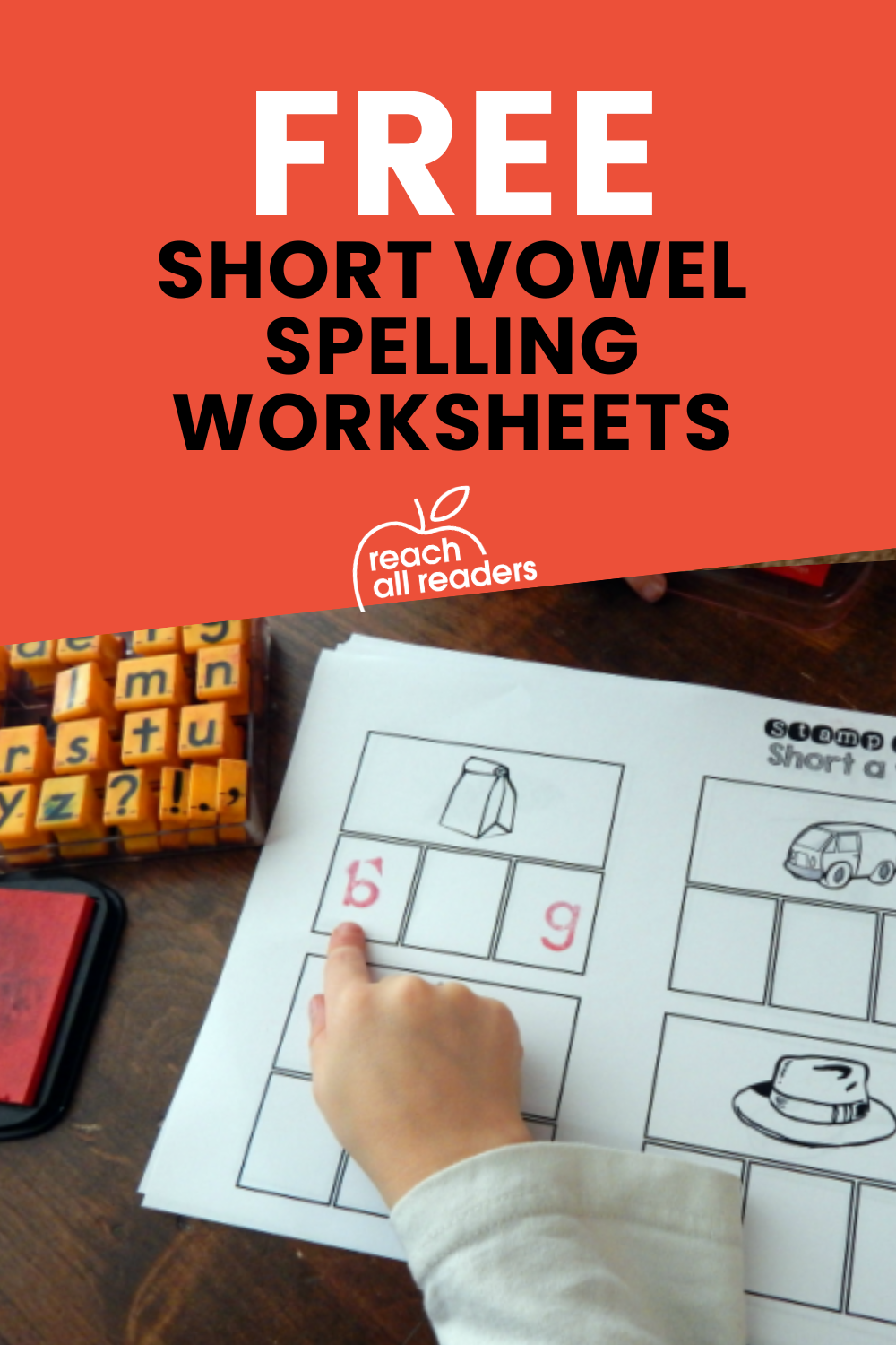 Short vowel worksheets - Reach All Readers