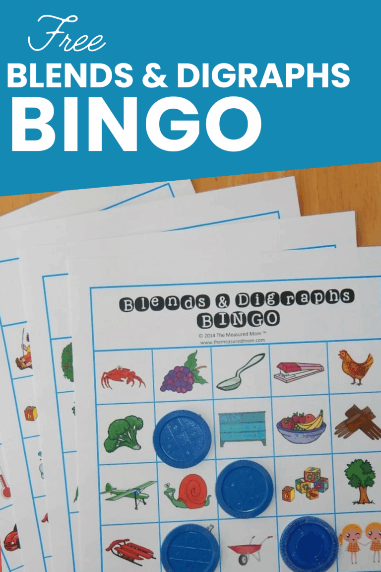 Blend & digraph bingo - Reach All Readers