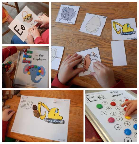 A peek at our week: Letter E Activities for Preschool - Reach All Readers