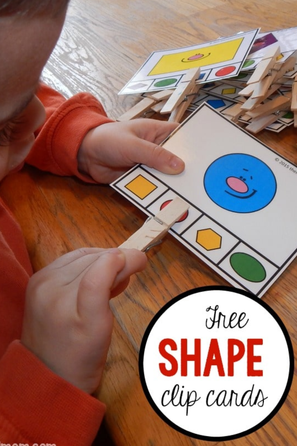 Shape clip cards - Reach All Readers