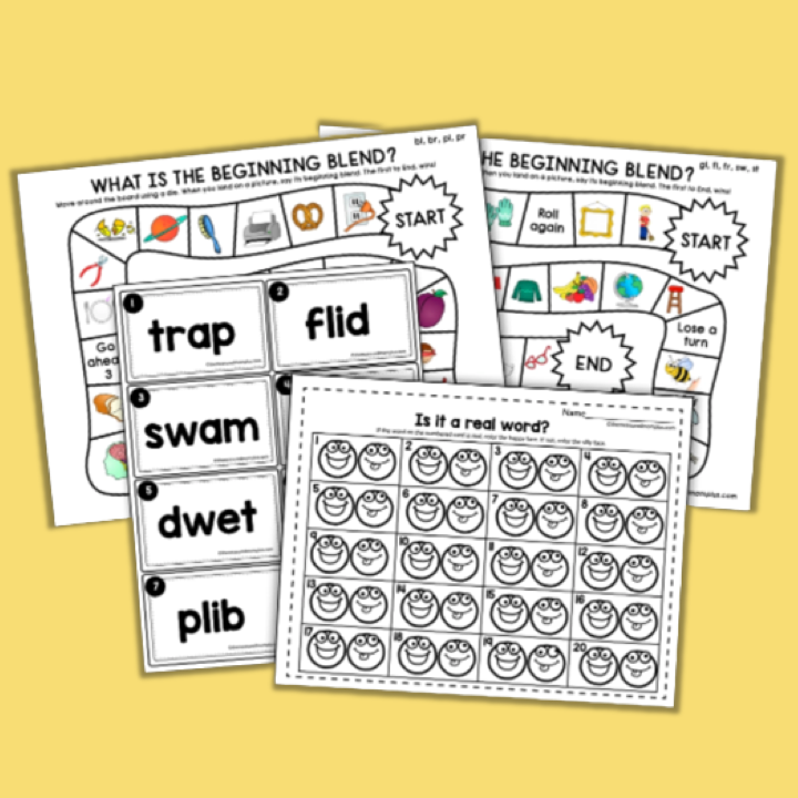 6 beginning blends games - Reach All Readers