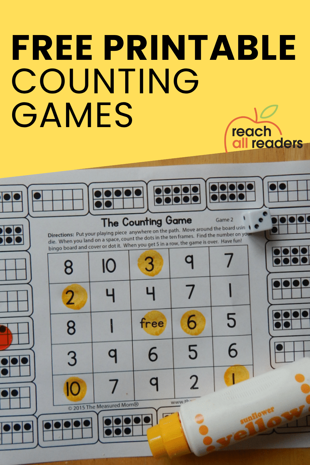 Counting games for K-2 - Reach All Readers