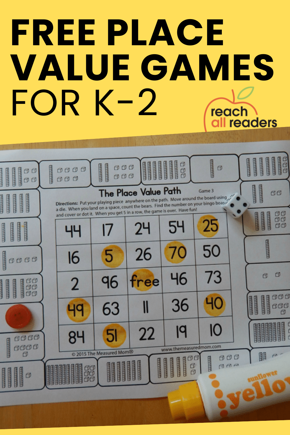 Place value games for K-2 - Reach All Readers