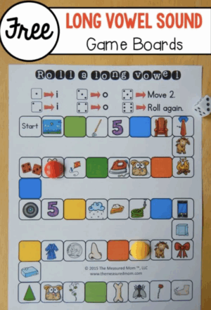 Roll a long vowel games - Reach All Readers