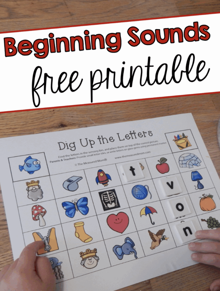 Beginning sounds letter tiles activity - Reach All Readers
