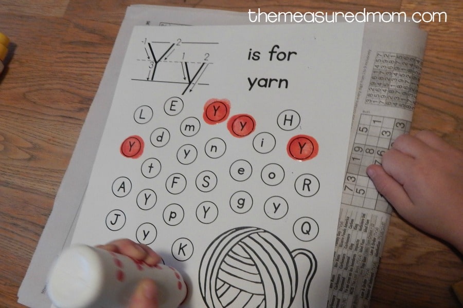 Letter Y Activities for preschool - Reach All Readers