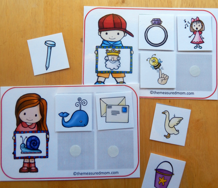 14 rhyming words sorting mats - Reach All Readers