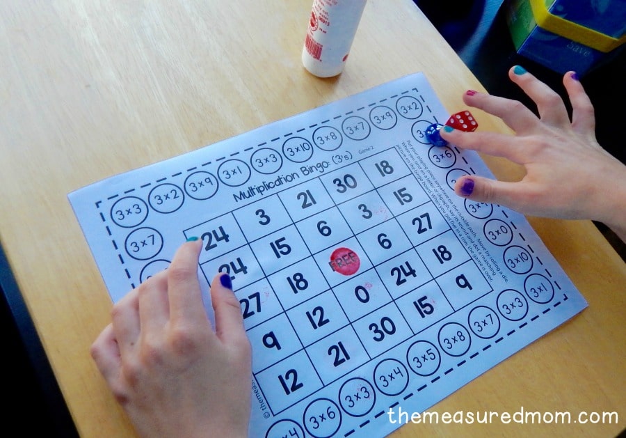 One-player multiplication bingo games - Reach All Readers