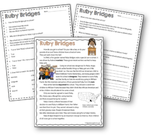 Ruby Bridges reading comprehension passage - Reach All Readers