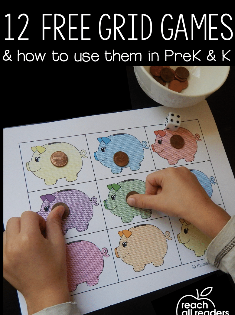 Math grid games - Reach All Readers