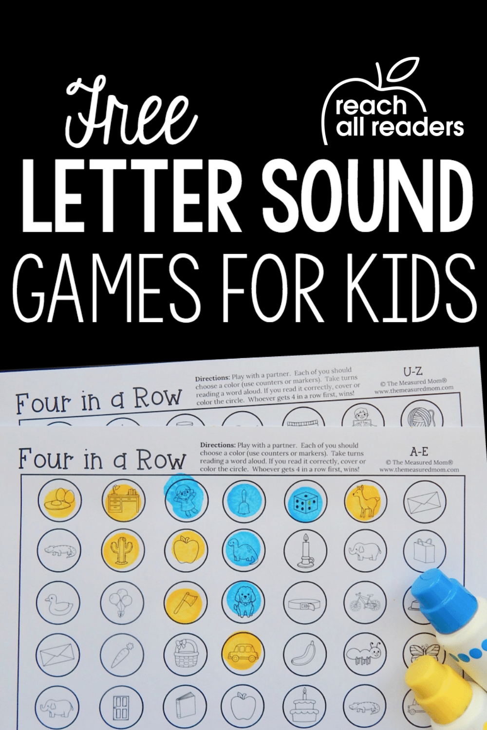 Four-in-a-row letter sound games - Reach All Readers
