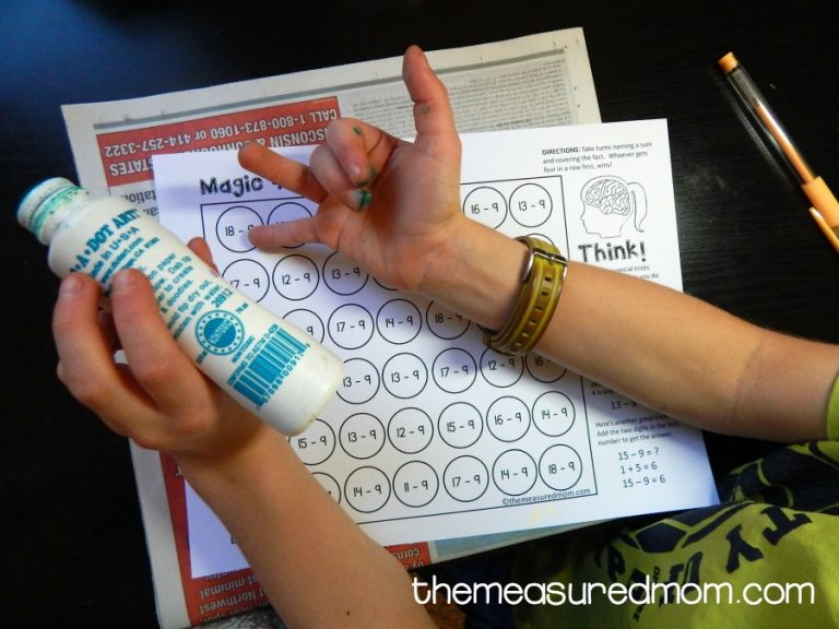 Subtraction fact strategy games - Reach All Readers