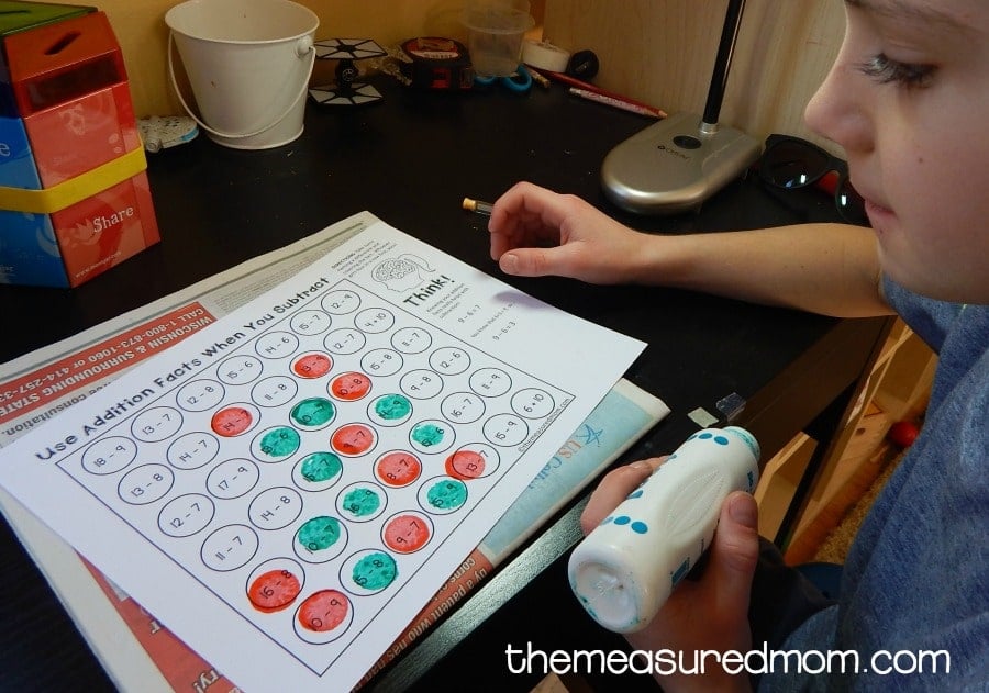 Subtraction fact strategy games - Reach All Readers