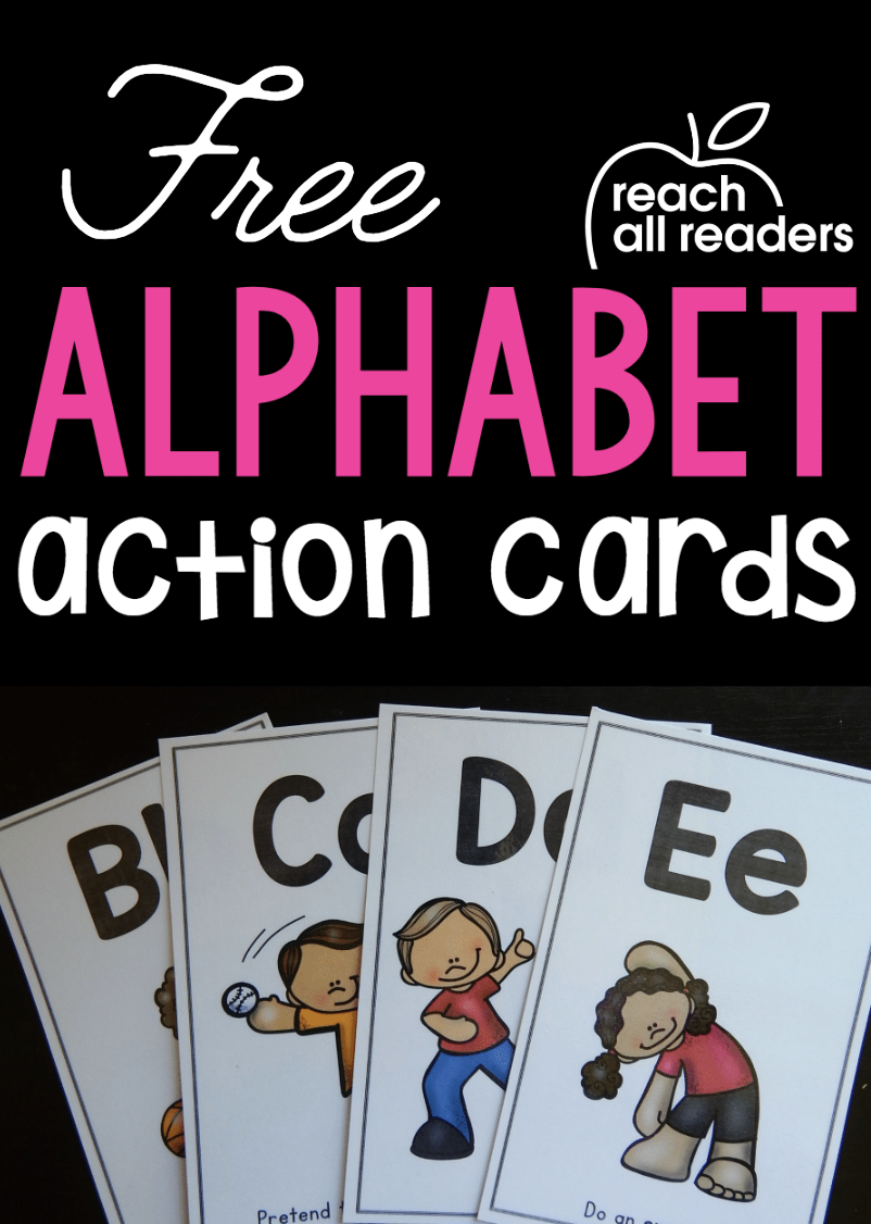 Alphabet action cards - Reach All Readers