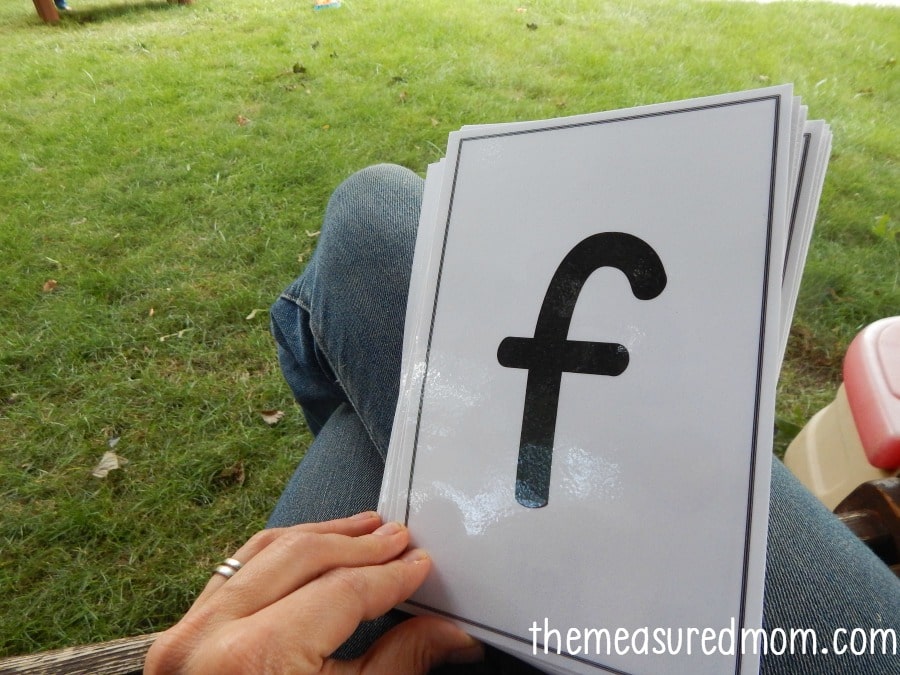 Alphabet action cards - Reach All Readers