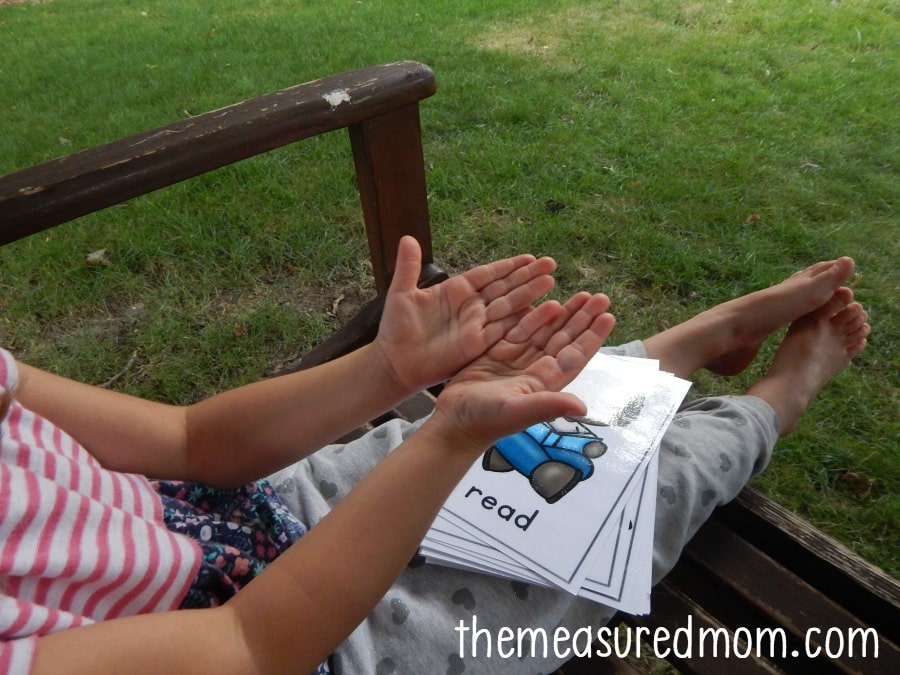 Alphabet action cards - Reach All Readers