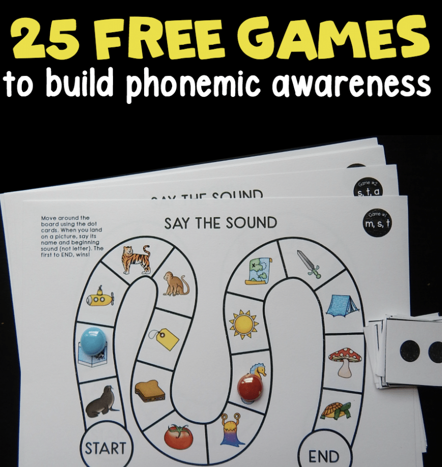 25 phonemic awareness games - Reach All Readers
