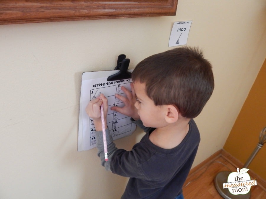 Write the room activity for short o words - Reach All Readers