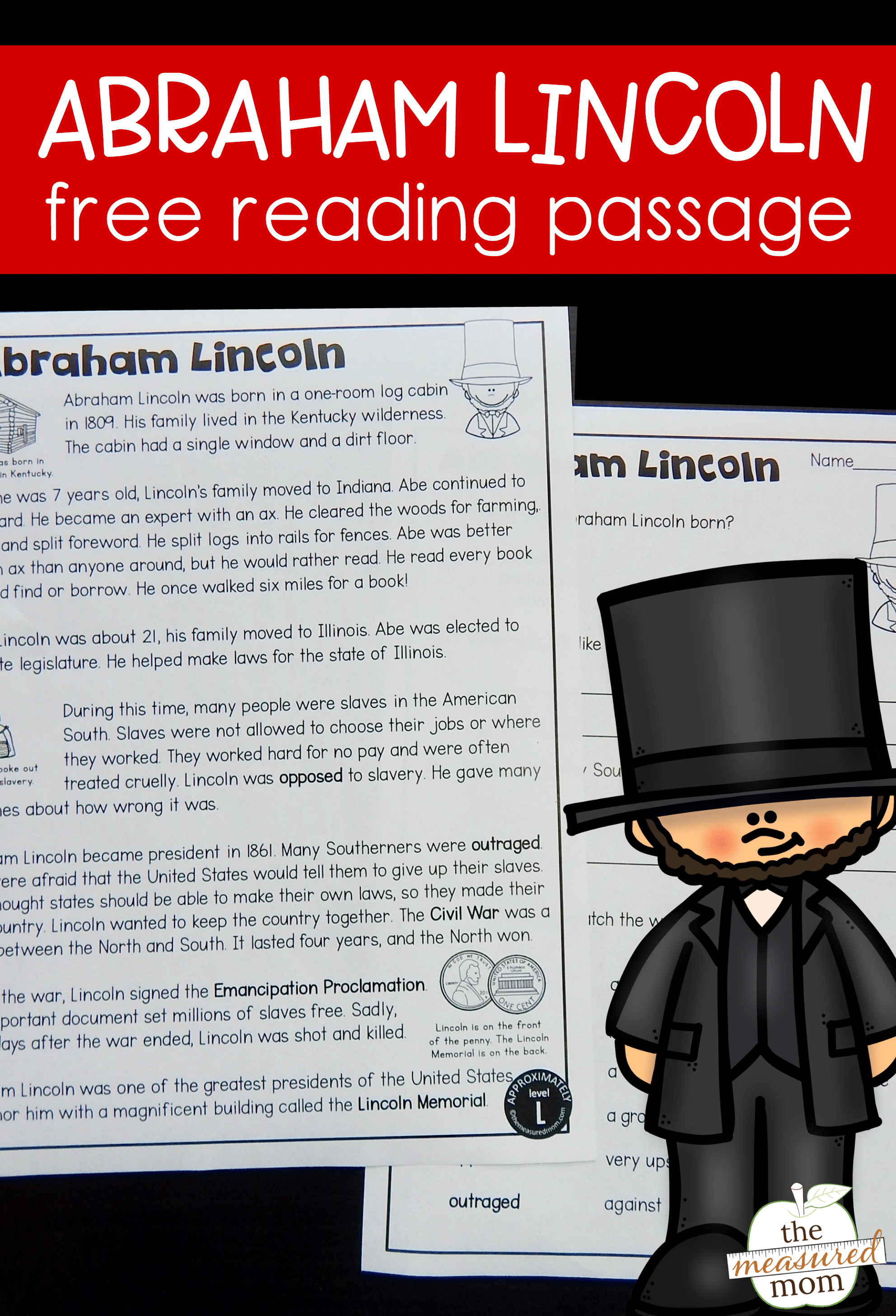 Abraham Lincoln reading passage - Reach All Readers