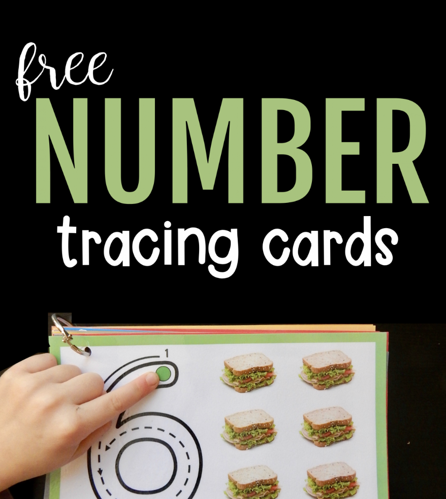 Number tracing cards - Reach All Readers