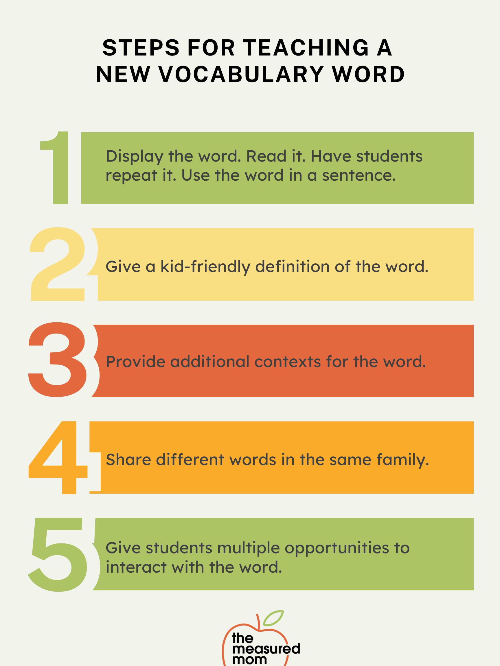 Mistakes to avoid when teaching vocabulary - Reach All Readers