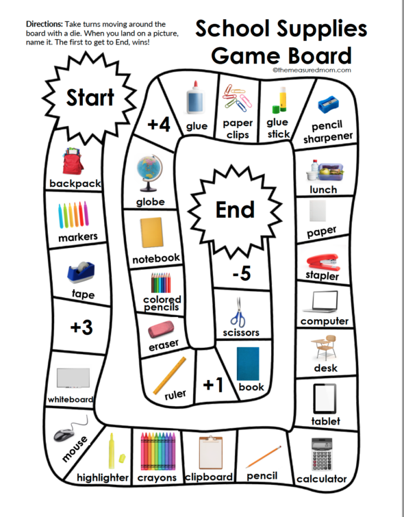 ESL Vocabulary Bundle: School Supplies - Reach All Readers