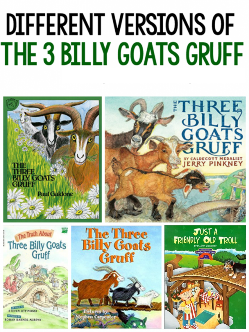 Different versions of The Three Billy Goats Gruff - Reach All Readers