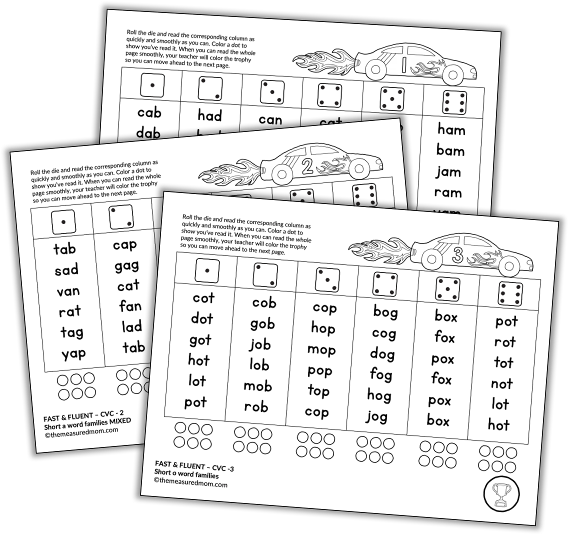 Games that build fluency with CVC words - Reach All Readers