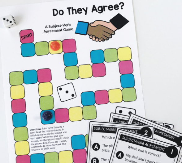 Subject-verb agreement game - Reach All Readers