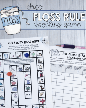 Floss rule activity - Reach All Readers