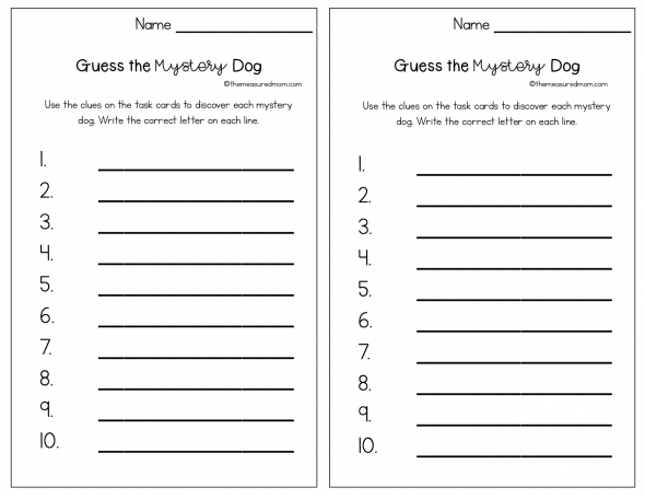 Mystery problem solving activities - Reach All Readers
