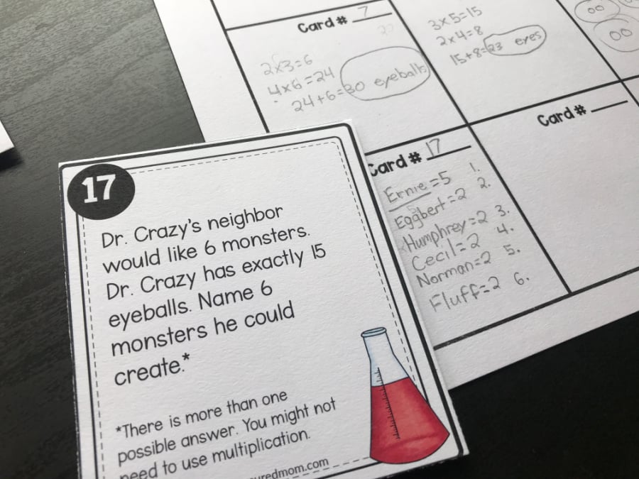 Multiplication problem solving activity - Reach All Readers