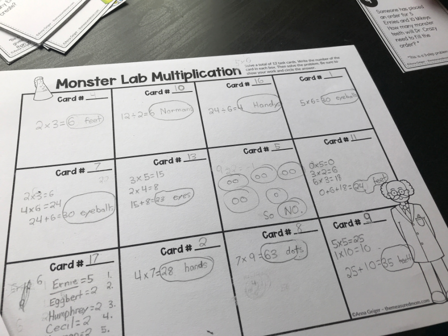Multiplication problem solving activity - Reach All Readers