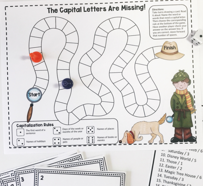 Capitalization rules game - Reach All Readers